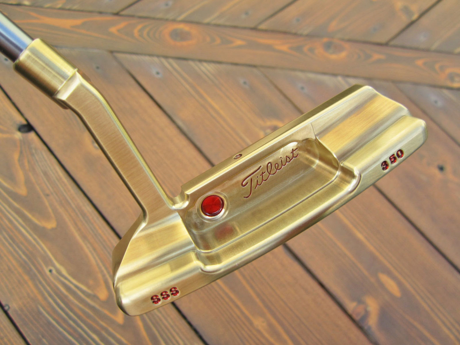 Scotty Cameron Tour Only TIGER WOODS Chromatic Bronze Timeless SSS 350G ...
