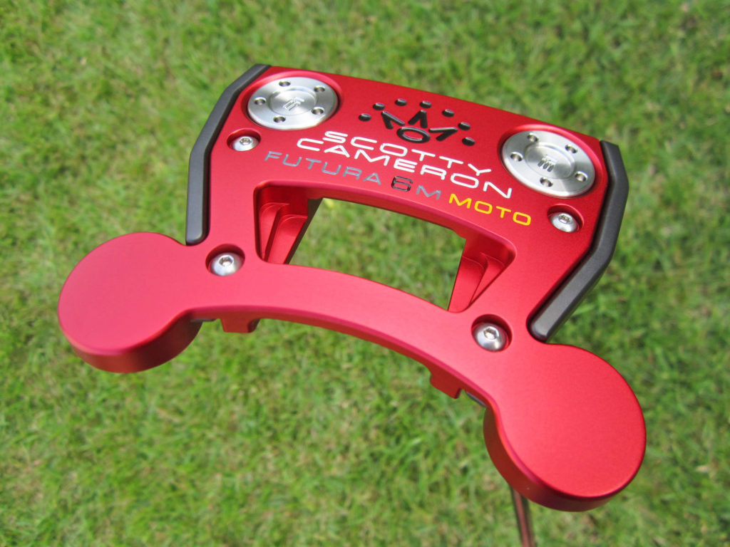 Scotty Cameron Gallery Red MOTO Futura 6M 350G w/ Black Shaft - Tour ...