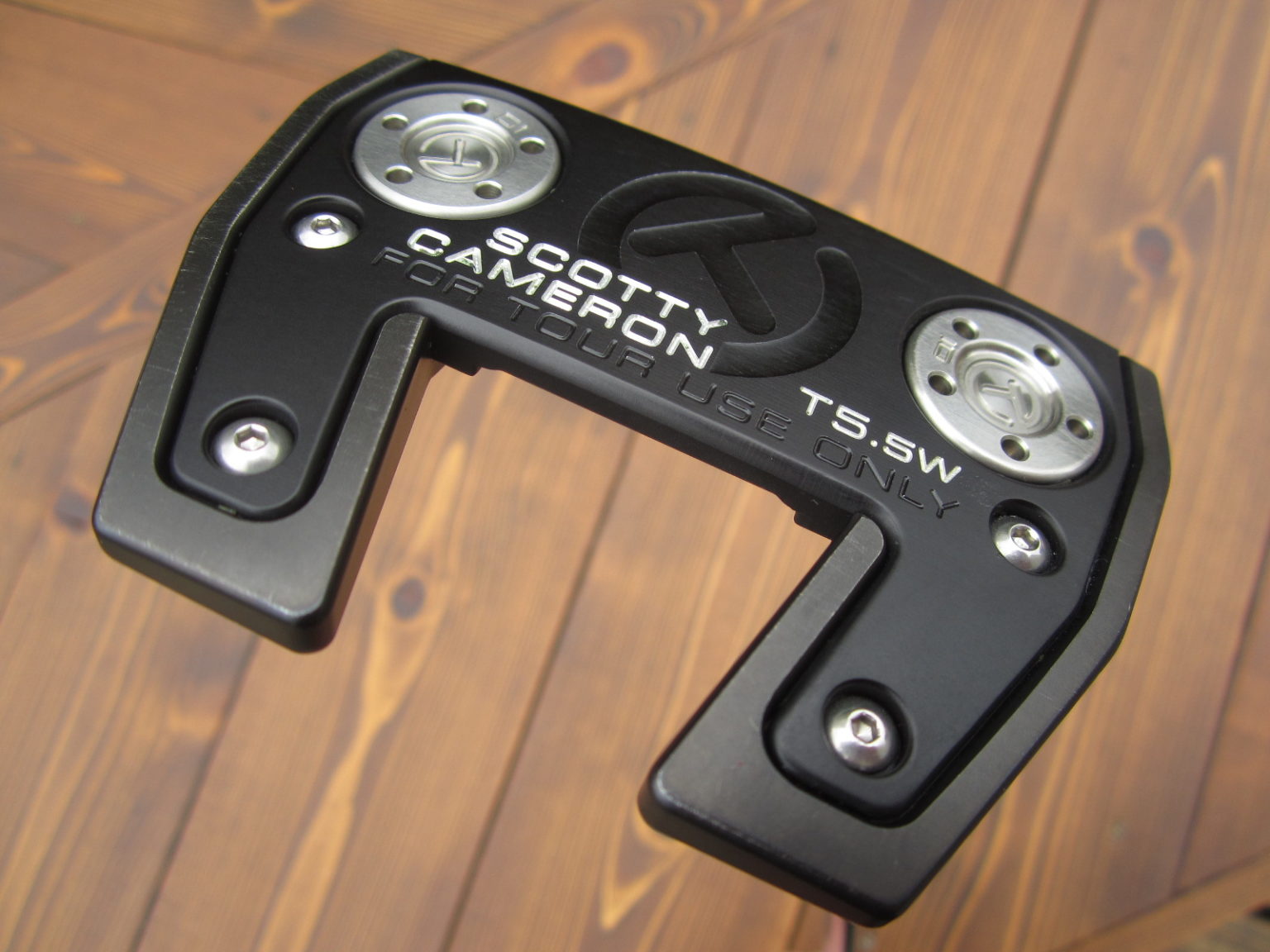 Scotty Cameron Tour Only Black Futura T5.5W Short Bend Circle T Mallet ...