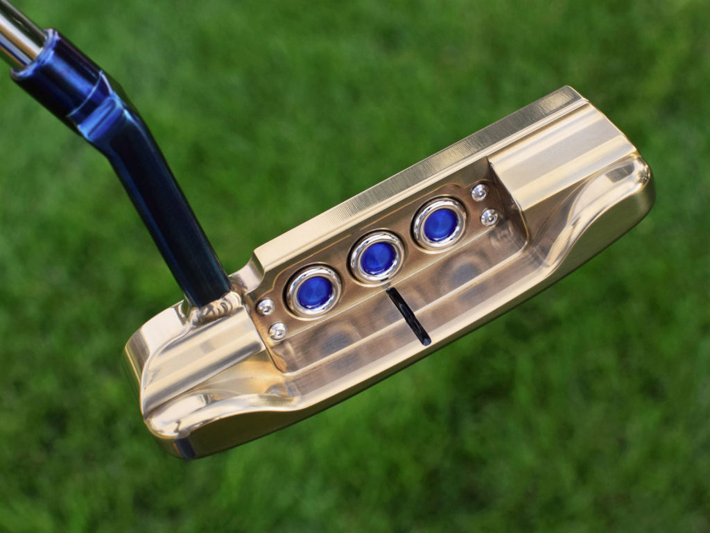 Scotty Cameron Tour Only HIGH BUFF "Two-Tone" Blue & Bronze Masterful ...