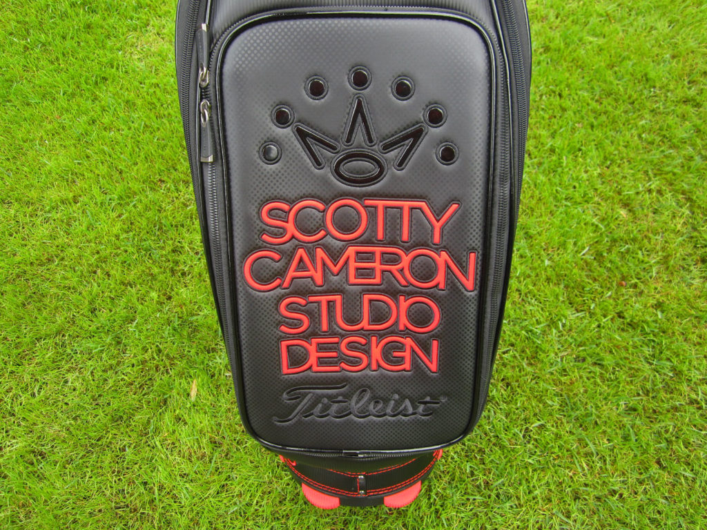 Scotty Cameron Tour Only "Supercar" Black & Red Leather Staff Bag ...