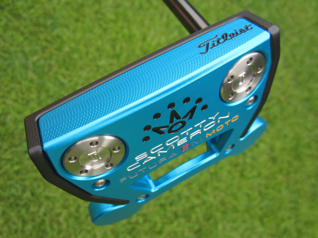 Scotty Cameron Gallery Blue MOTO Futura 6M 350G w/ Black Shaft - Tour ...