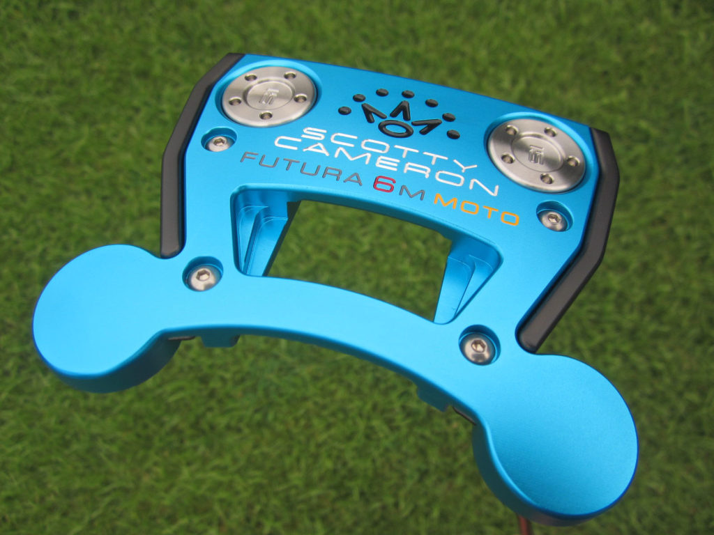 Scotty Cameron Gallery Blue MOTO Futura 6M 350G w/ Black Shaft - Tour ...