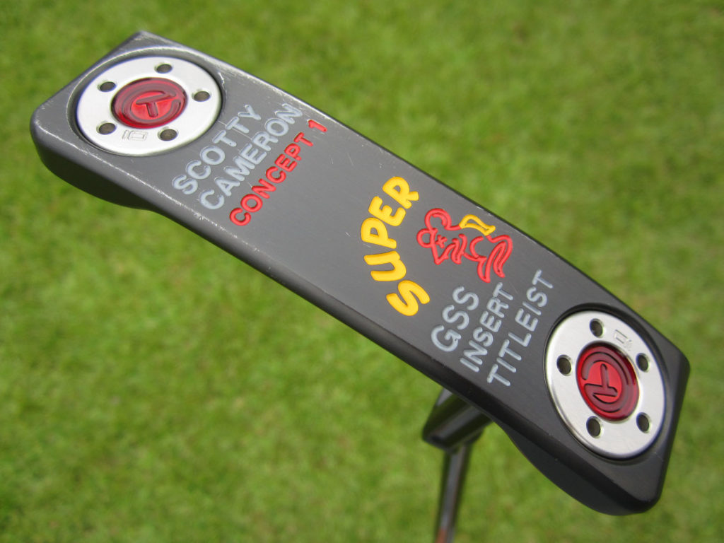 Scotty Cameron Tour Only Black Super Rat Concept 1 GSS Circle T 340G w ...