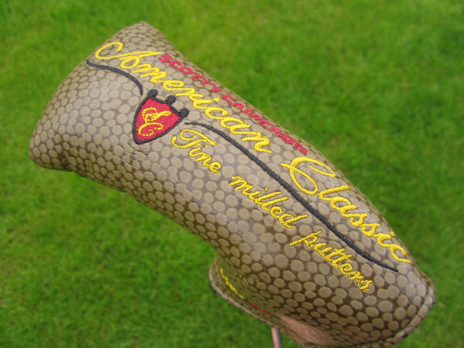 Scotty Cameron American Classic "Fine Milled Putters" Blade Headcover w ...