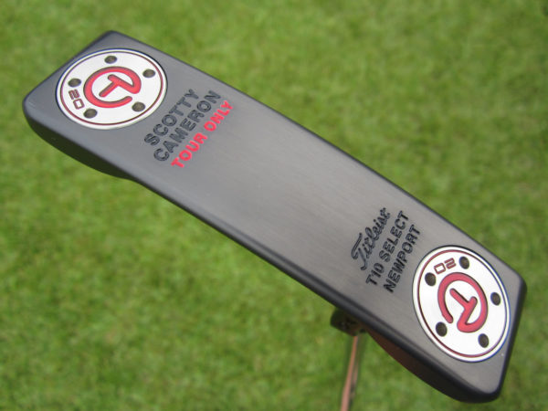 Scotty Cameron Tour Only Black Mist T10 Buttonback Newport Terylium ...