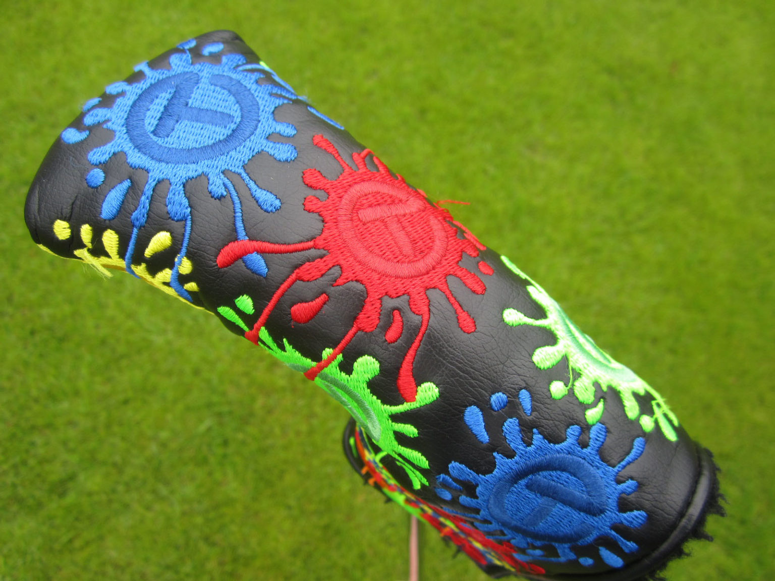 Scotty Cameron Tour Only Black Dancing Paint Splash Circle T Headcover ...