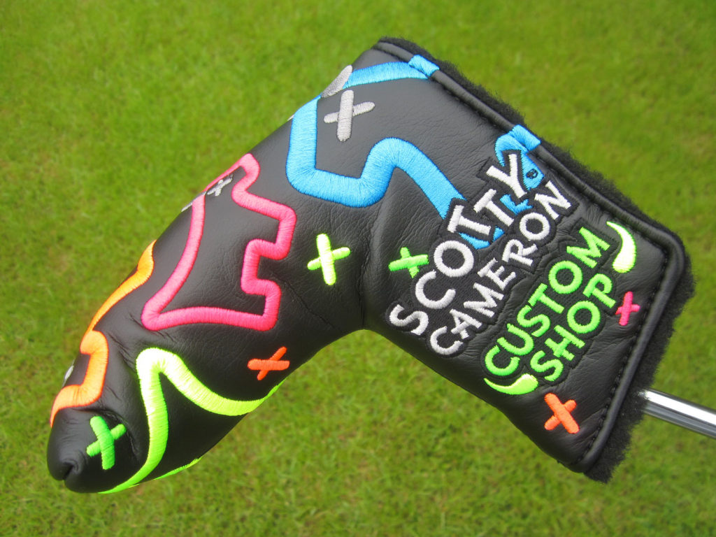 Scotty Cameron Custom Shop Neon Dancing Junk Yard Dog Blade Headcover ...