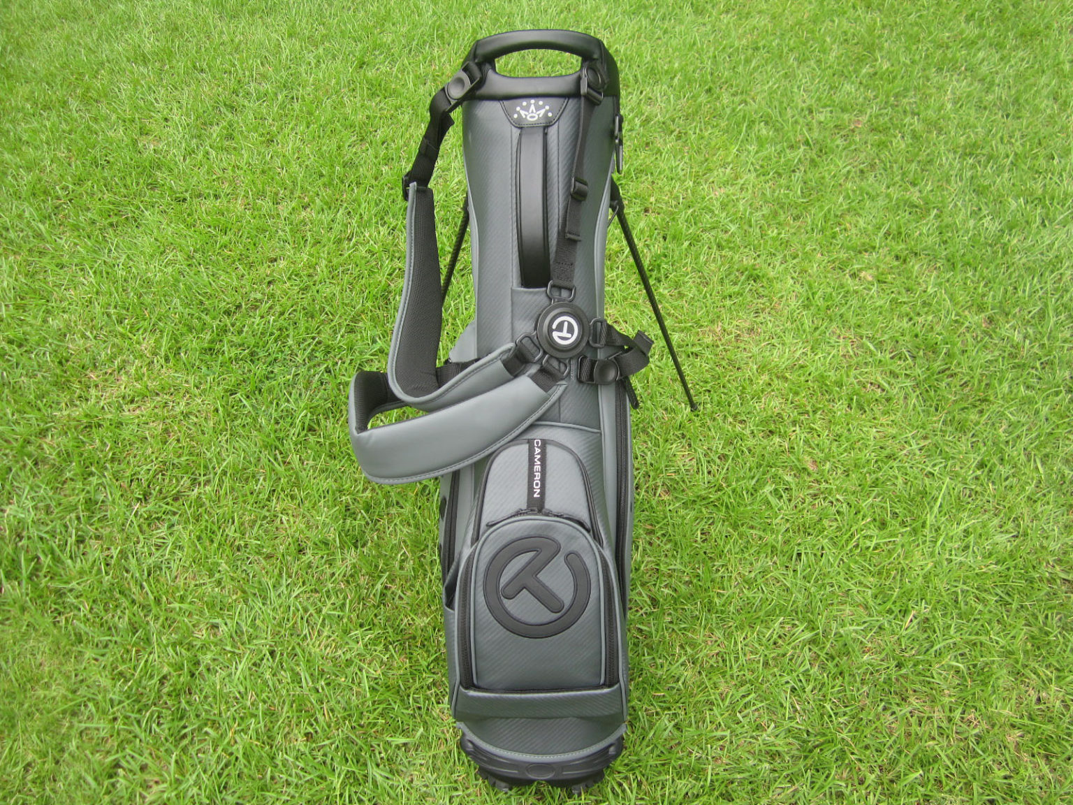 Scotty Cameron 2023 Vessel Grey Leather "Ascot" Circle T Stand Bag ...