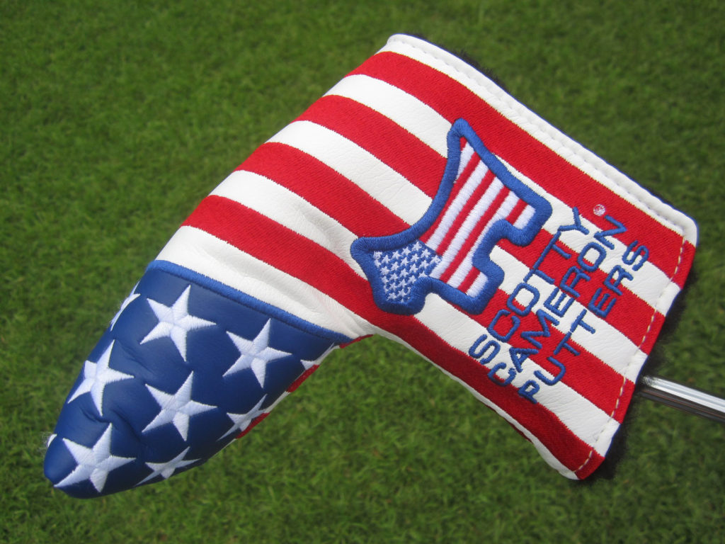 Scotty Cameron Custom Shop USA "Our Flag" Blade Putter Headcover - Tour ...