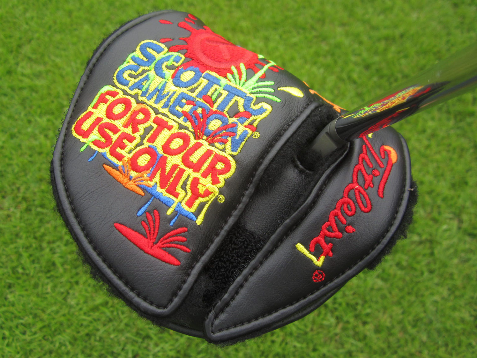 Scotty Cameron LH Tour Only Black Paint Splash Circle T Mid Round ...