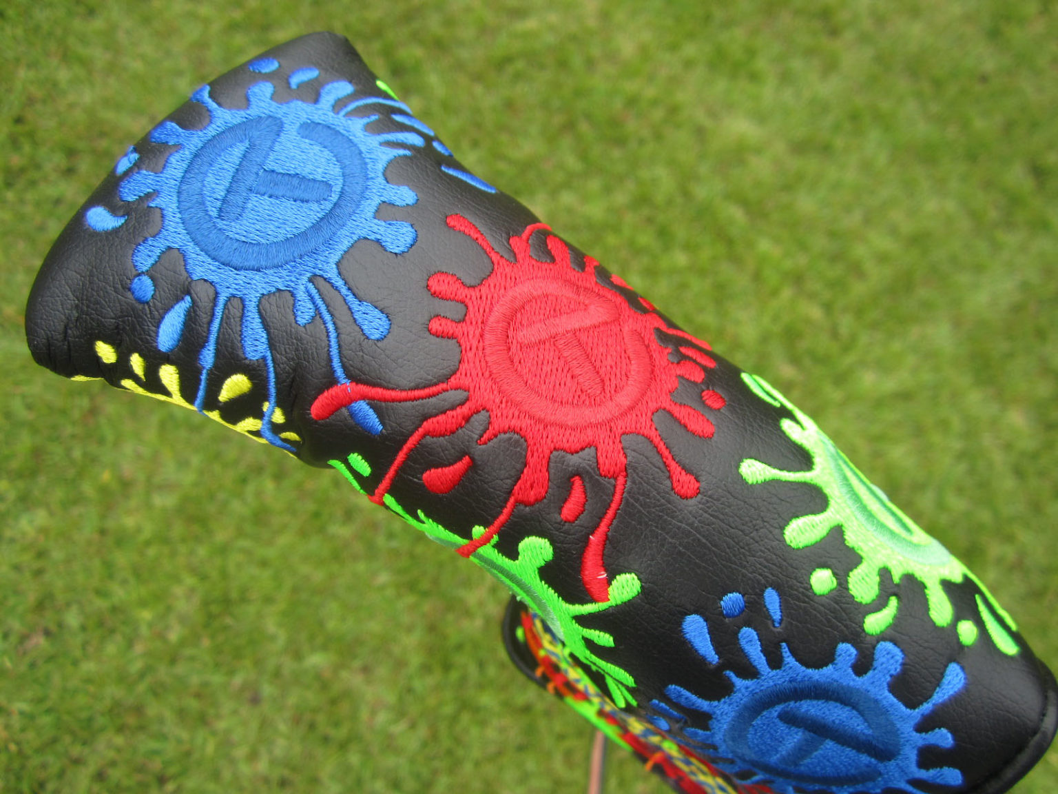 Scotty Cameron "For Tour Use Only" Black Dancing Paint Splash Circle T ...