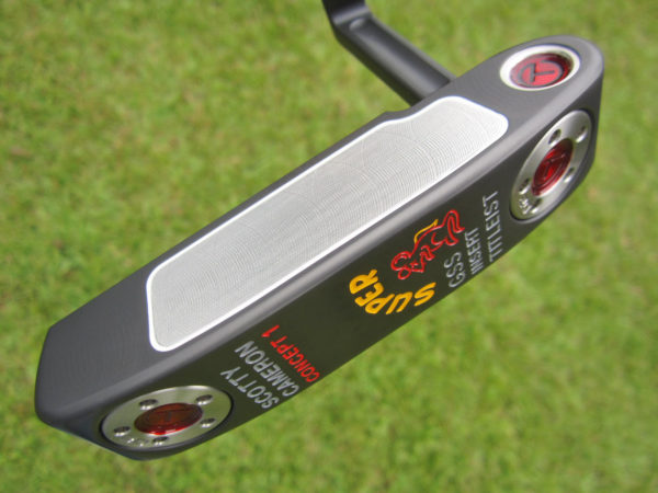 Scotty Cameron Tour Only Black Super Rat GSS Circle T 360G w/ Sight Dot ...