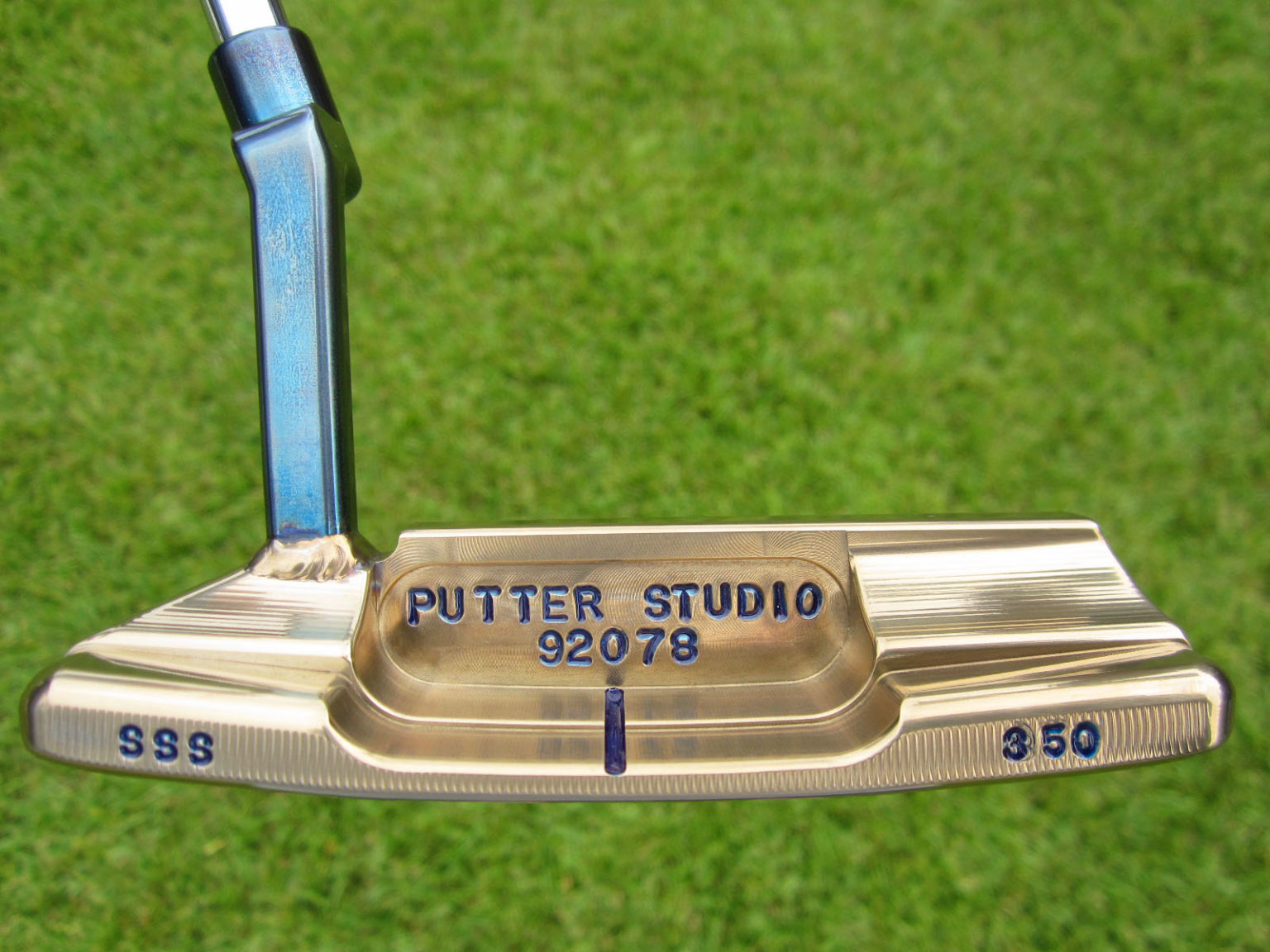 Scotty Cameron Tour Only Chromatic Blue & Bronze SSS Timeless TourType ...