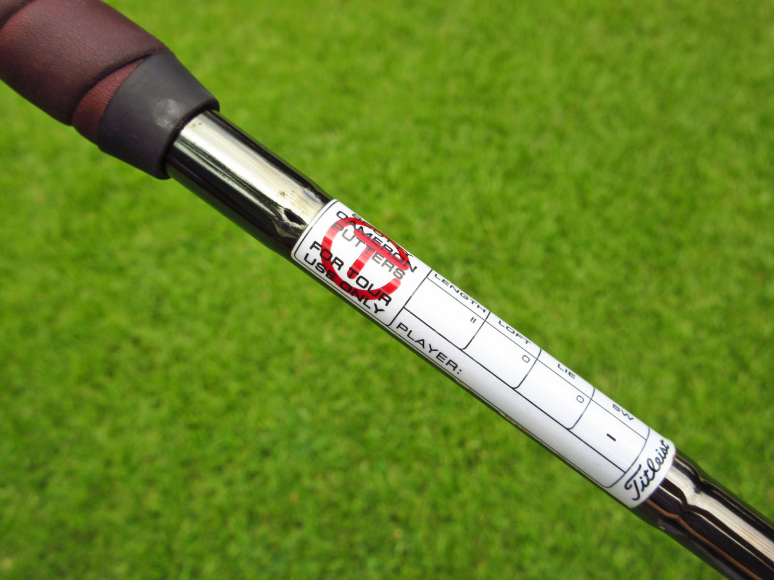 Scotty Cameron Tour Only Brushed Black Carbon Napa "Putter Studio ...