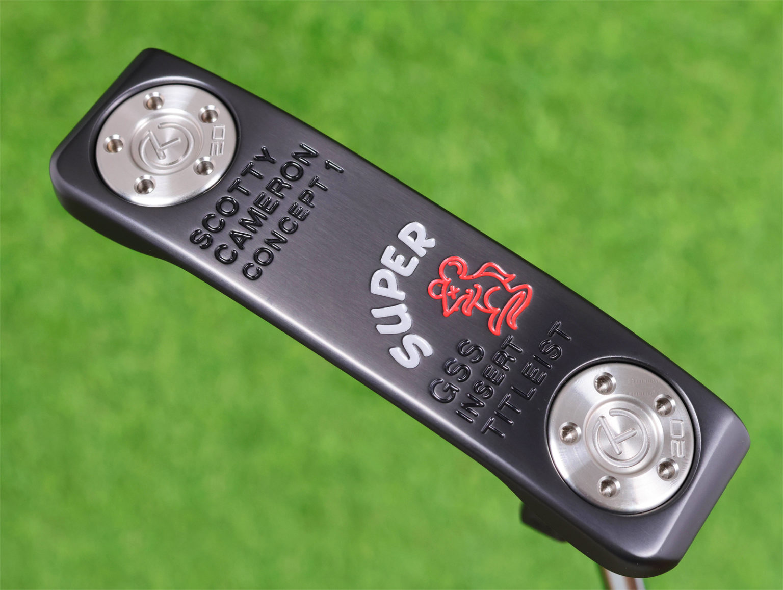 Scotty Cameron Tour Only Black Super Rat Concept 1 GSS Insert Circle T ...