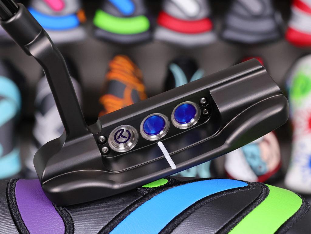 Scotty Cameron Tour Only Black & Chromatic Blue GSS Insert TNP Newport ...